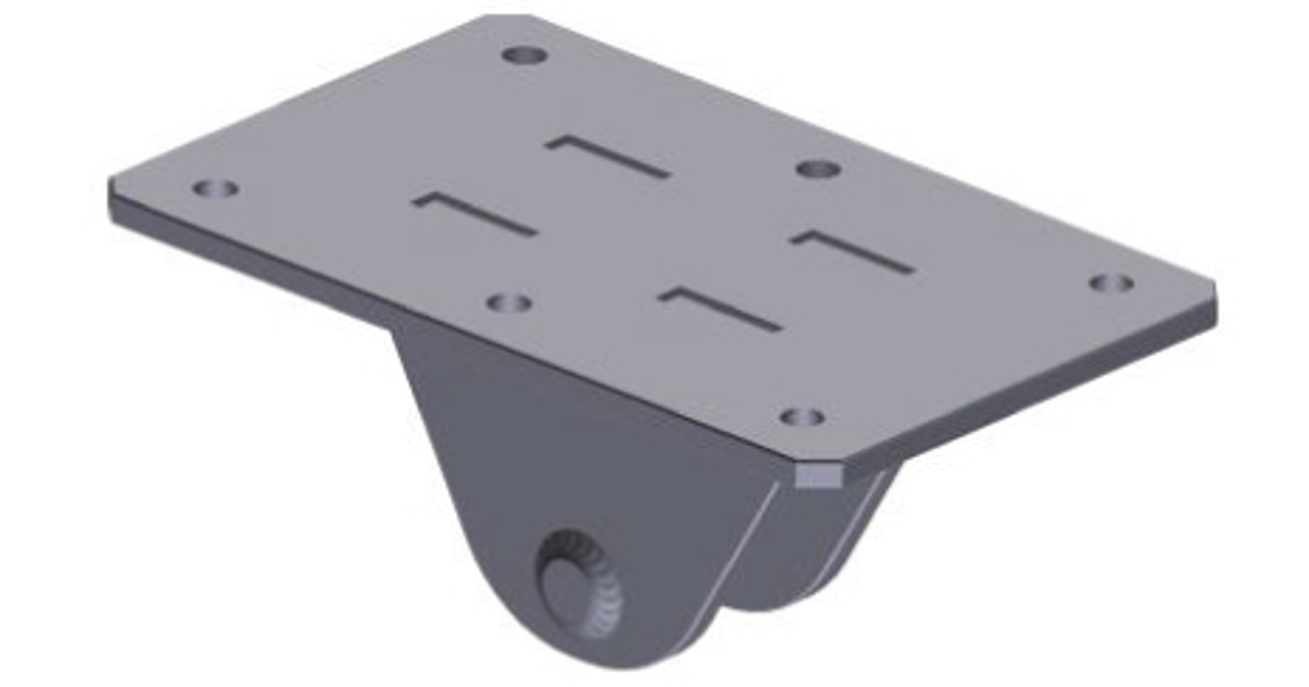 Ceiling hoist brackets