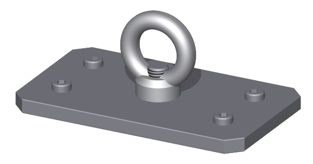 Eyebolt hoist brackets
